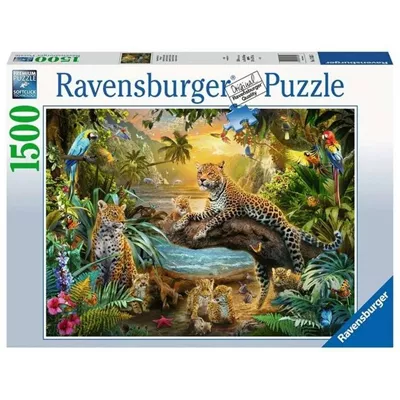 Ravensburger Ravensburger puzzle – Leopardi u džungli - 1500 delova (RA17435)