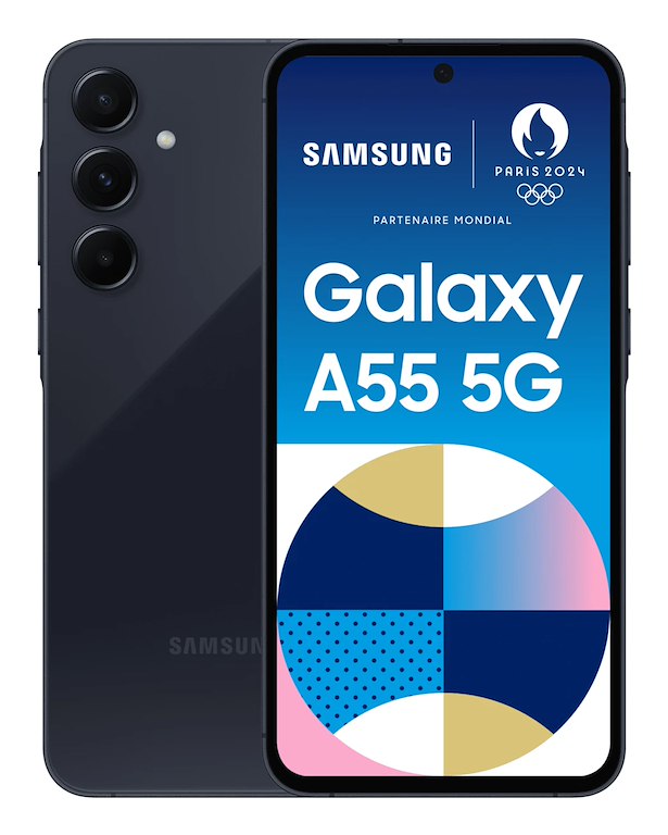 Samsung Galaxy A55 8/256GB tamno plavi mobilni 6.6" Octa Core Exynos 1480 8GB 256GB 50Mpx+12Mpx+5Mpx Dual Sim