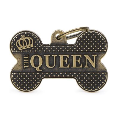 MyFamily Bronx Privezak XL Koska The Queen Engleski Mesing 48x31mm