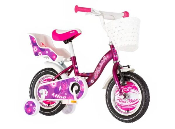 Bicikl za decu 12“ Visitor Liloo – ljubičasta, LIL120, 1120064