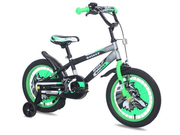 Dečiji bicikl Wolf 16“ – zeleni, 590007