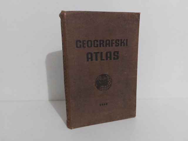 Geografski atlas 1953 godina