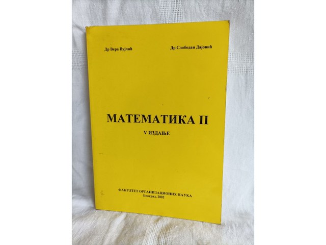 Matematika 2,Dr.Vera Vujcic