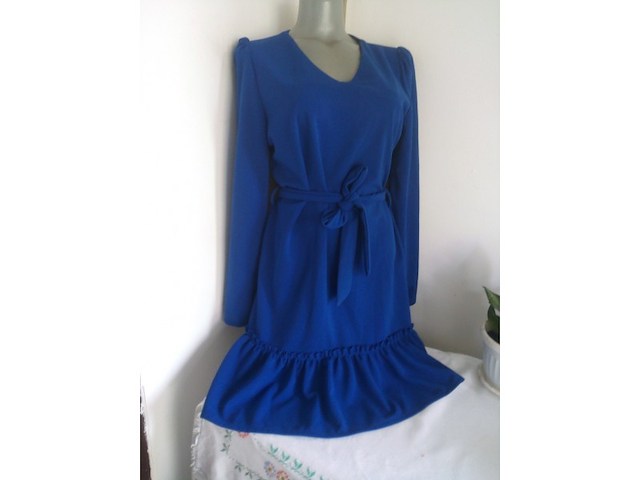 Nova Modart kraljevsko plava haljina S/M