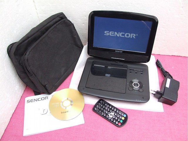 Sencor portabl DVD/DiVX/USB/MP3/SD/TV DVB-T2+GARANCIJA!