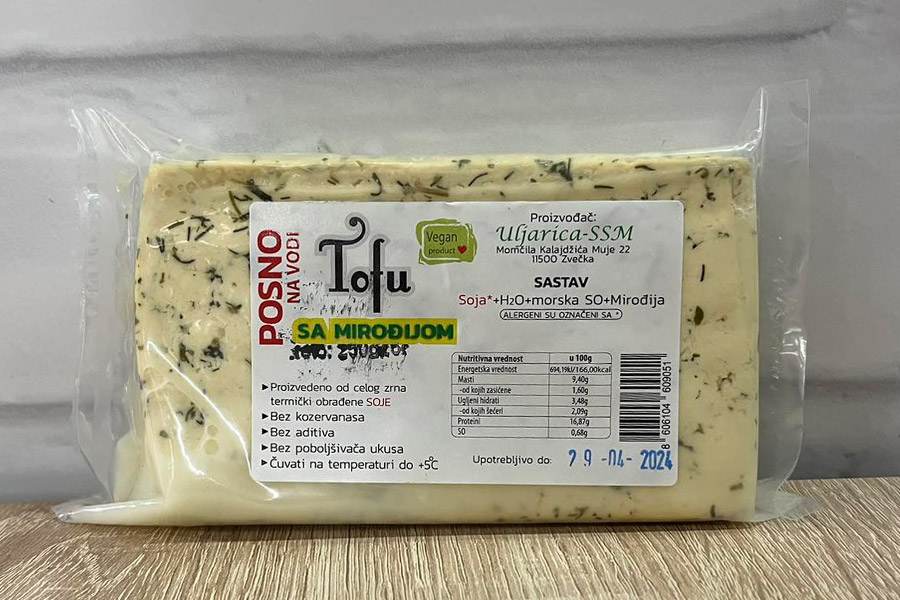 Tofu sir sa mirođijom