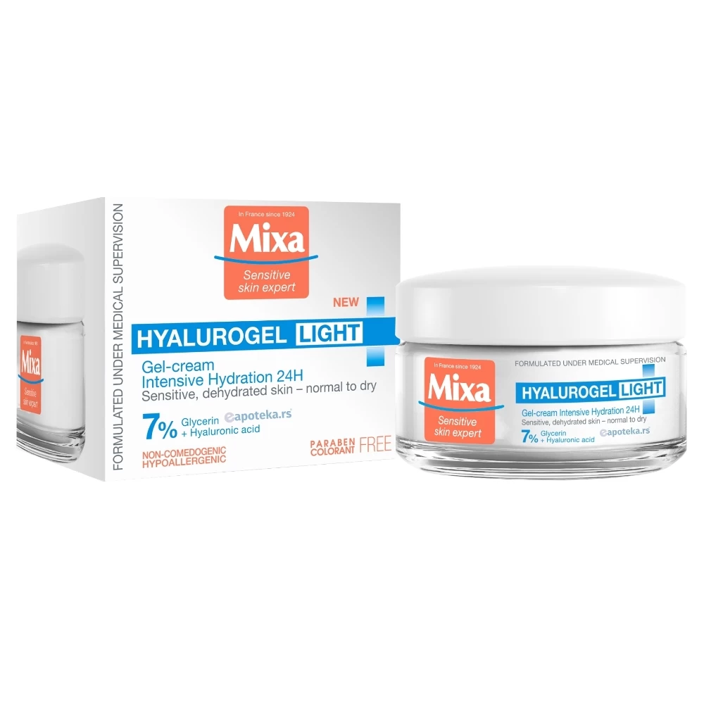 Mixa Hyalurogel Light dnevna krema 50ml