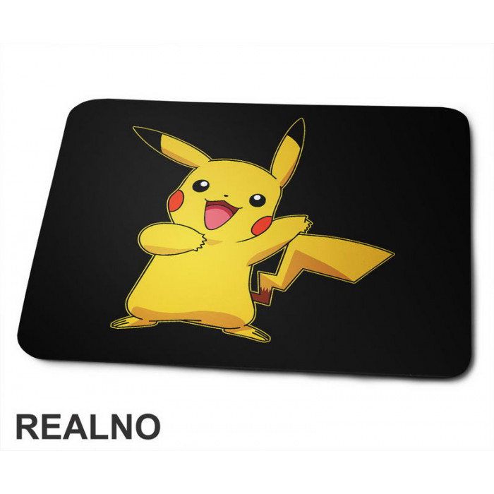 PIKAČU MAŠE - POKEMON - PODLOGA ZA MIŠ