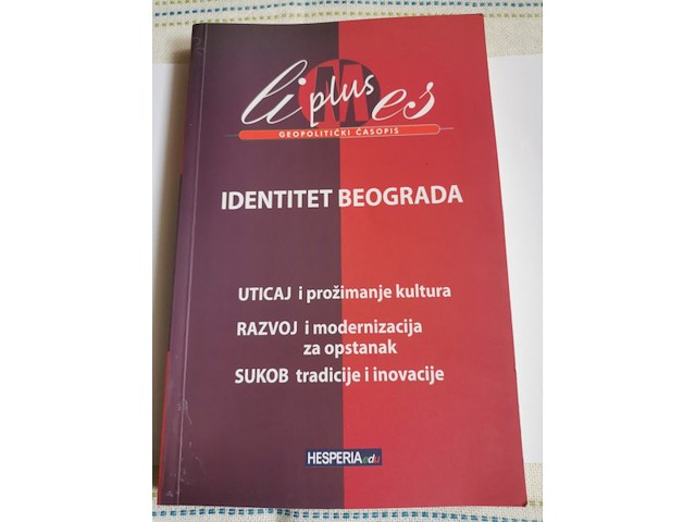 Identitet Beograda - Geopliticki casopis