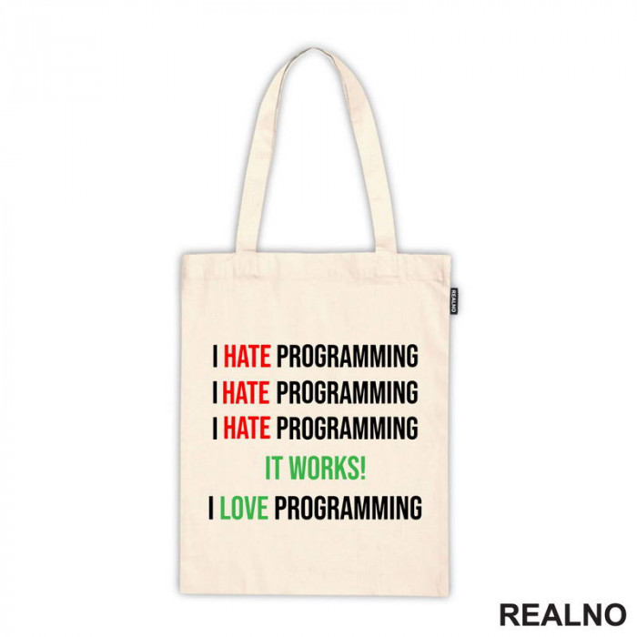 PROGRAMMING - HATE - LOVE - GEEK - CEGER