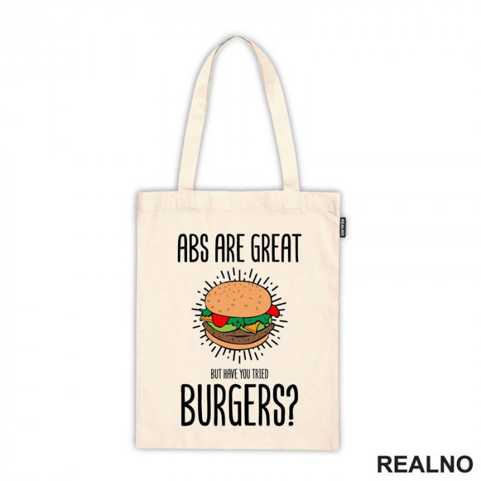 ABS ARE GREAT. BUT HAVE YOU TRIED BURGERS? - HRANA - FOOD - CEGER