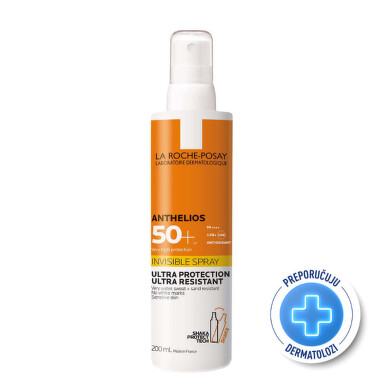 La Roche-Posay Anthelios Invisible sprej SPF 50+ 200 ml