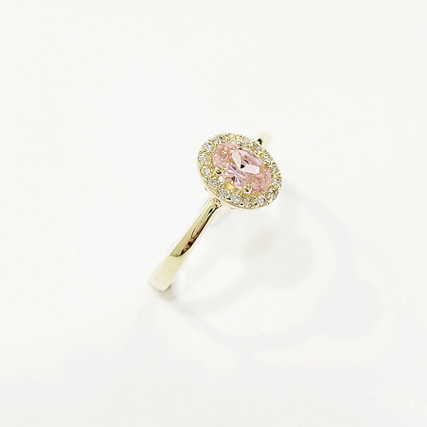 Vereničko prstenje sa roze cirkonom