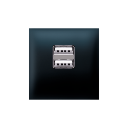 USB PUNJAC EXP 2M 2,1A 5V CRNI SOFT art 74283.E1