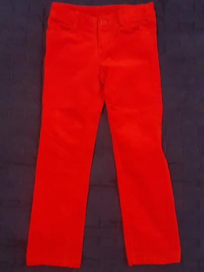 LC Waikiki nove crvene somotske pantalone, 110-116
