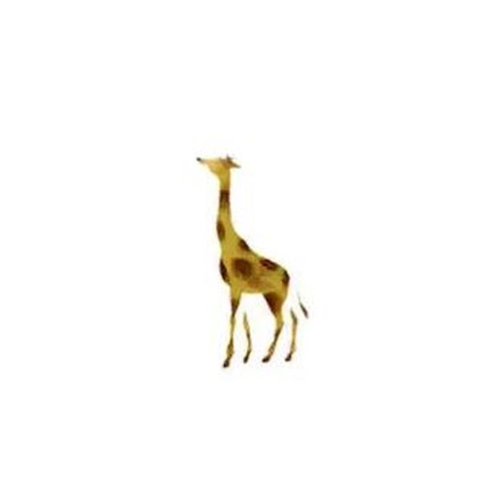 Samolepljiva šablona Žirafa 7k10 cm
