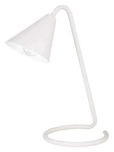 Stona lampa Monty E14 1x MAX 40 bela