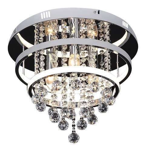 Plafonjera Pallas LED 32+ E14 3x MAX 40 hrom