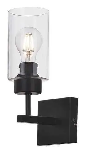 Zidna lampa Prudence E27 1x MAX 40 crna