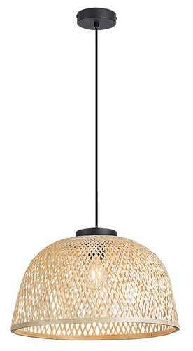 Visilica Rattan E27 1x MAX 25 crna