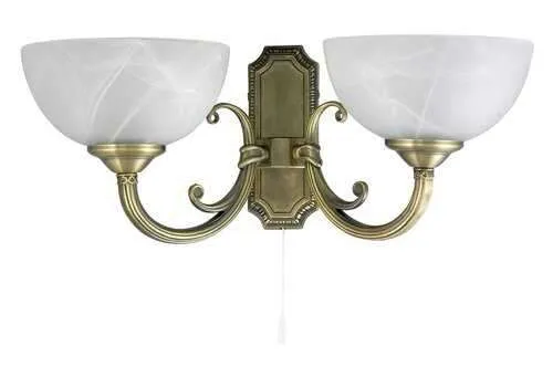 Zidna lampa Marlene E14 2x MAX 40 bronzana