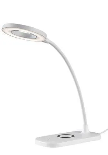 Stona lampa Hardin LED 5 bela