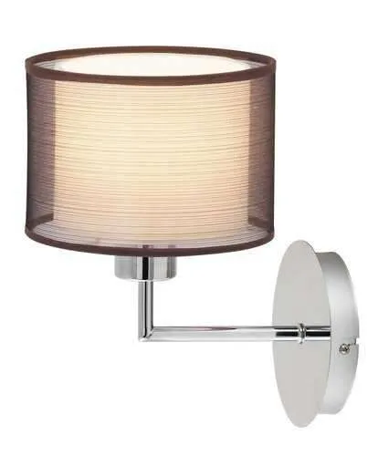 Zidna lampa Anastasia E27 1x MAX 60 hrom