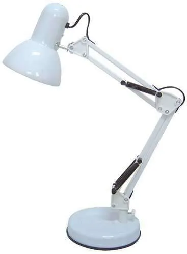 Stona lampa Samson E27 1x MAX 60 bela