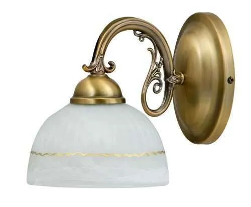 Zidna lampa Flossi E27 1x MAX 40 bronzana