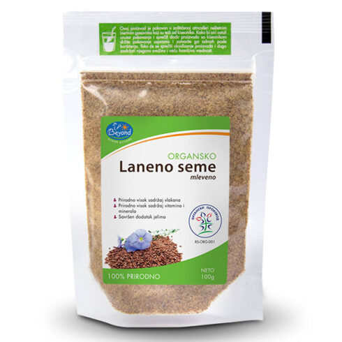 Laneno seme mleveno 200g Beyond – organski proizvod