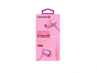 SWISSTEN Slušalice za telefon DYNAMIC YS500/ pink/zlatna