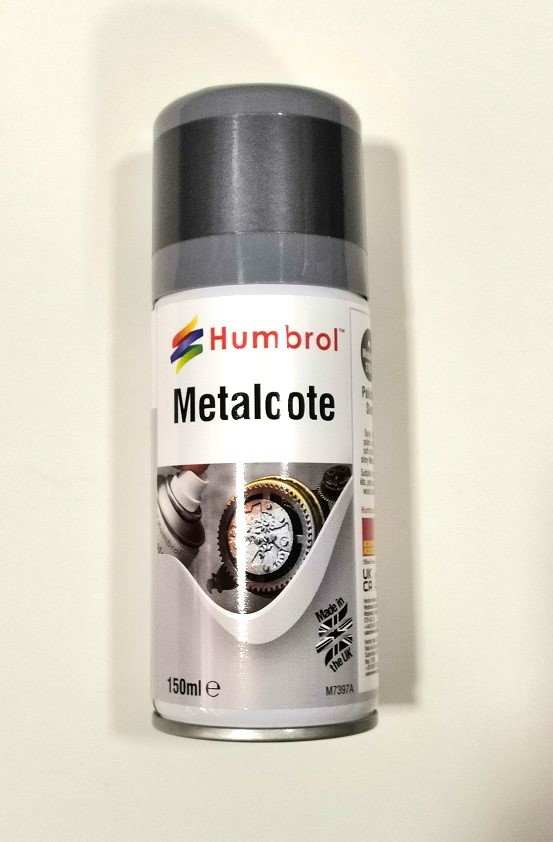 HUMBROL No 27003 Metalcote Polished Steel – Modellers Spray 150 ML