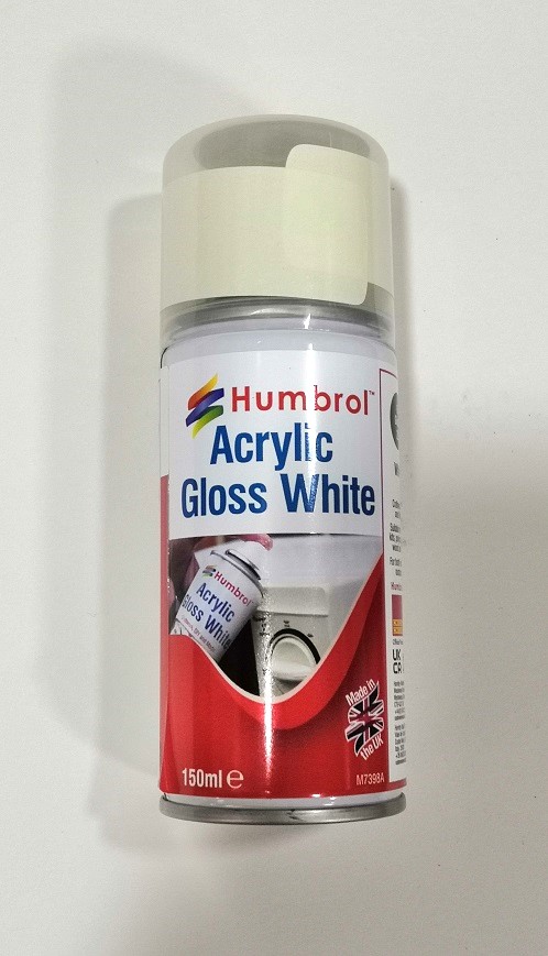 HUMBROL No 22 White Gloss – Modellers Spray 150 ML