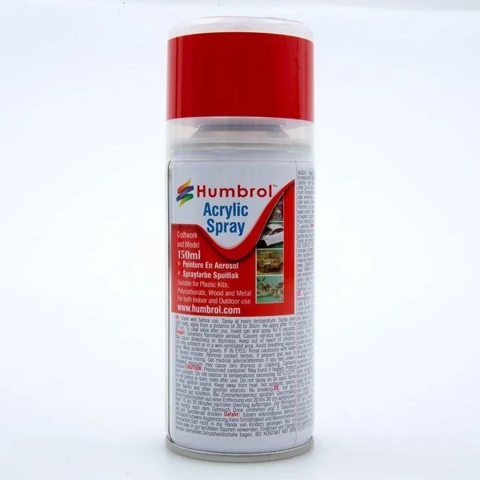 HUMBROL No 19 Red – Modellers Spray 150 ML