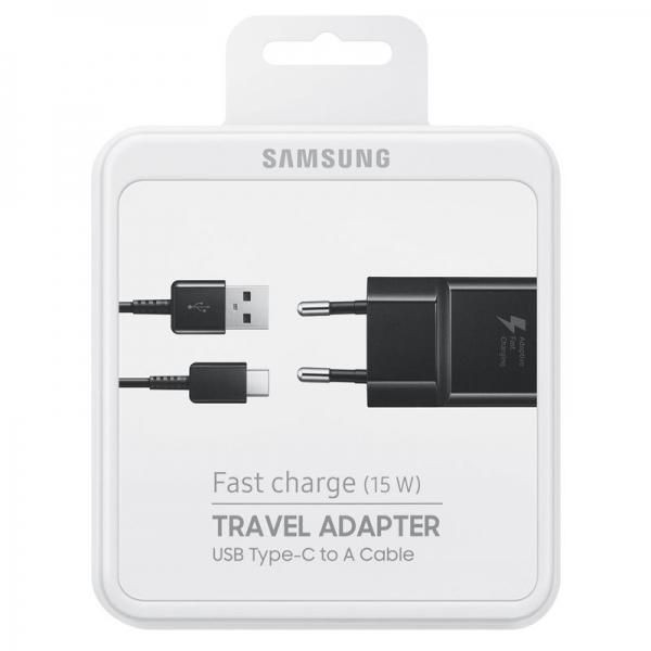 SAMSUNG Travel Adapter 15W Fast Charge USB-C to USB Crna
SAMSUNG Travel Adapter 15W Fast Charge USB-C to USB Crna
