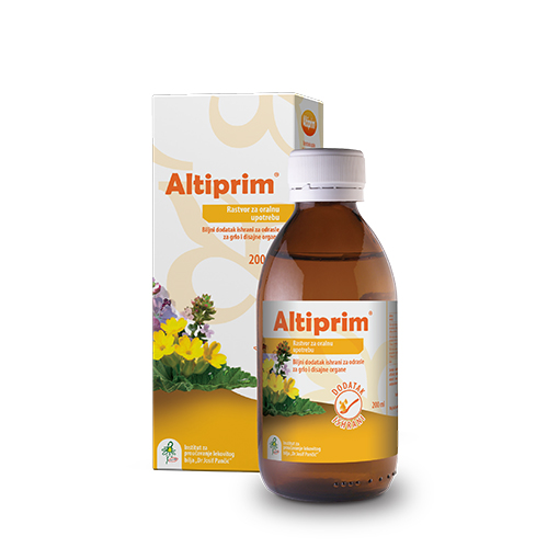 ALTIPRIM® – rastvor za oralnu upotrebu za odrasle za grlo i disajne organe