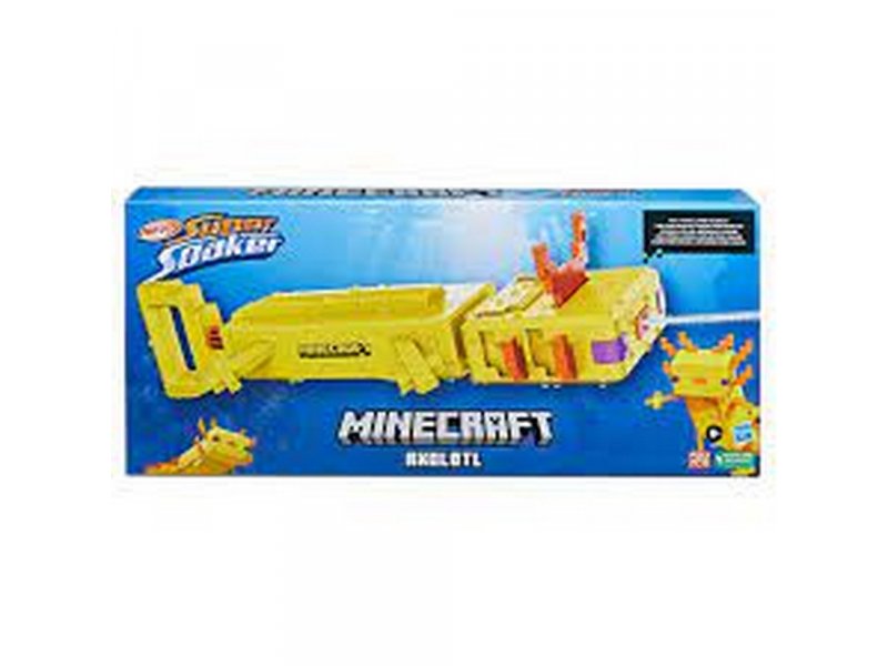 NERF Super Soaker Minecraft Axolotl