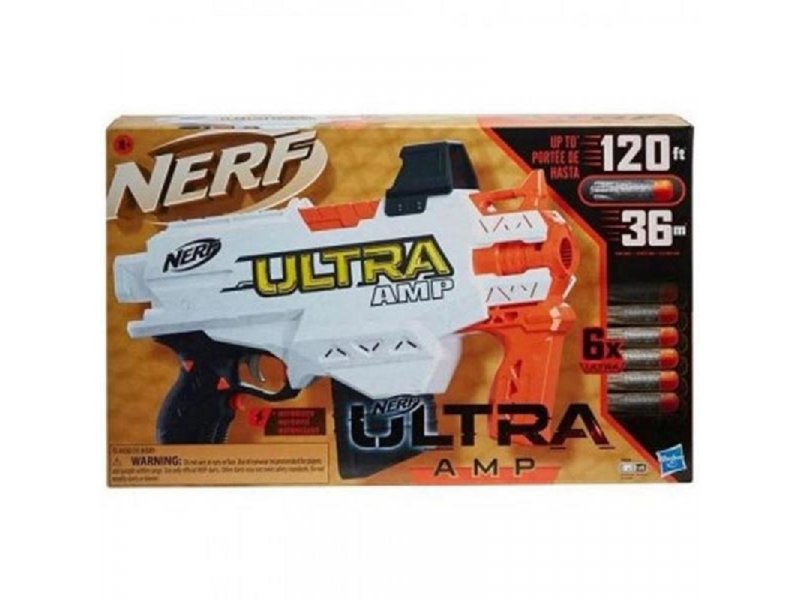 NERF Pištolj Ultra AMP+6 Sundjerastih Strelica