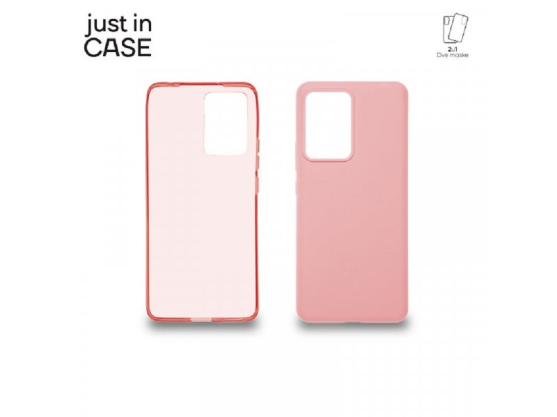 JUST IN CASE 2u1 Extra Case MIX Paket Maski Za Telefon PINK Za Xiaomi 13 Lite