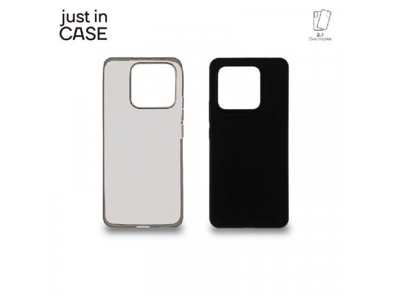JUST IN CASE 2u1 Extra Case MIX Paket Maski Za Telefon CRNI Za Xiaomi 13 Pro