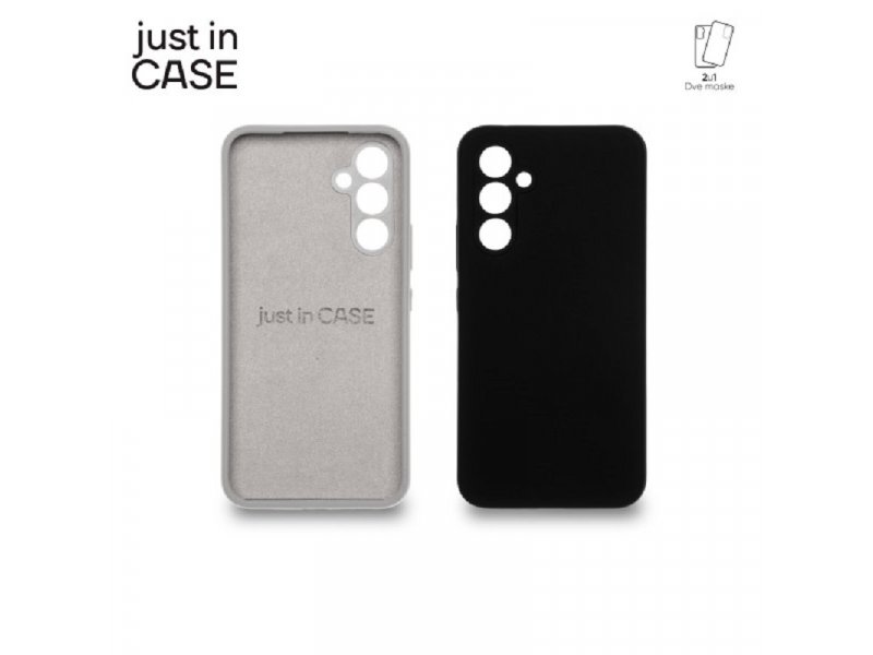 JUST IN CASE 2u1 Extra Case MIX PLUS Paket Maski Za Telefon CRNI Za A54 5G