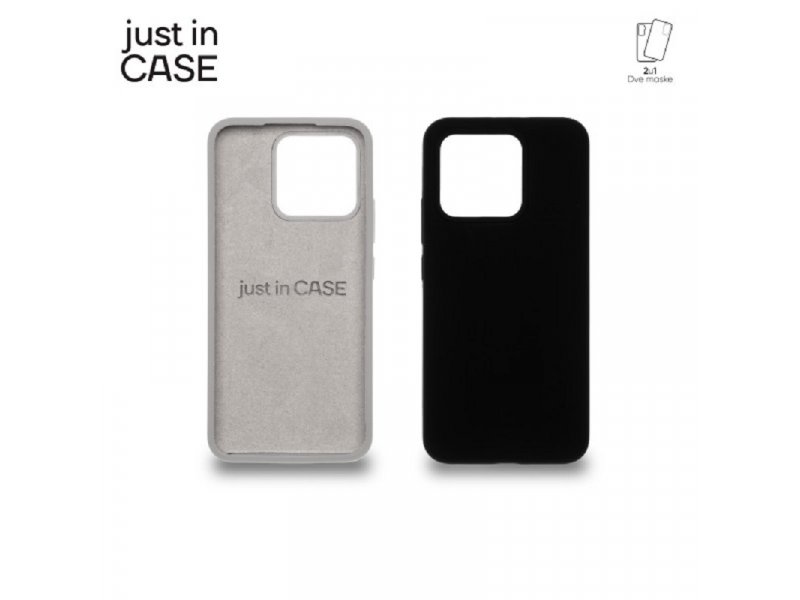 JUST IN CASE 2u1 Extra Case MIX PLUS Paket Maski Za Telefon CRNI Za Xiaomi 13