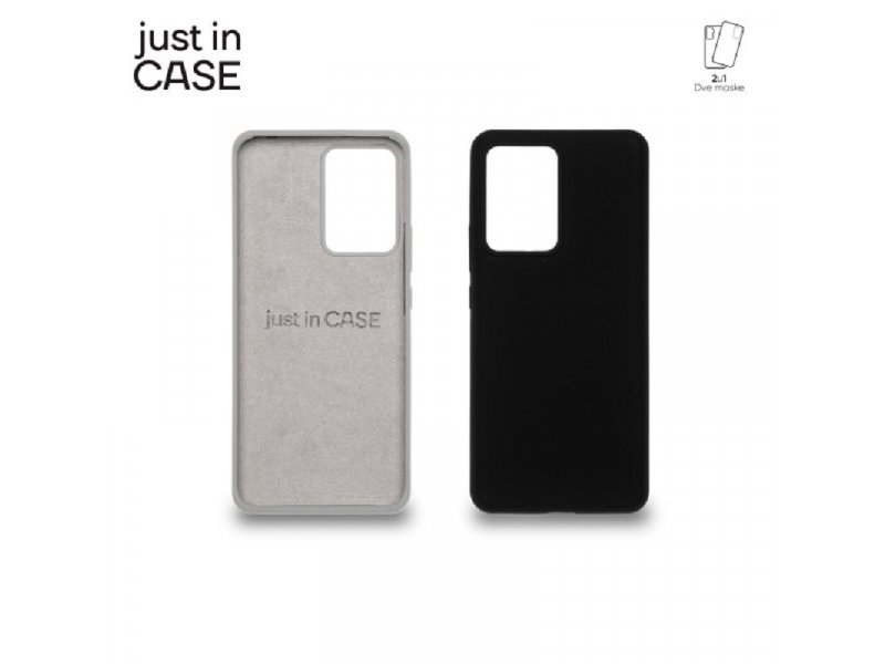 JUST IN CASE 2u1 Extra Case MIX PLUS Paket Maski Za Telefon CRNI Za Xiaomi 13 Lite