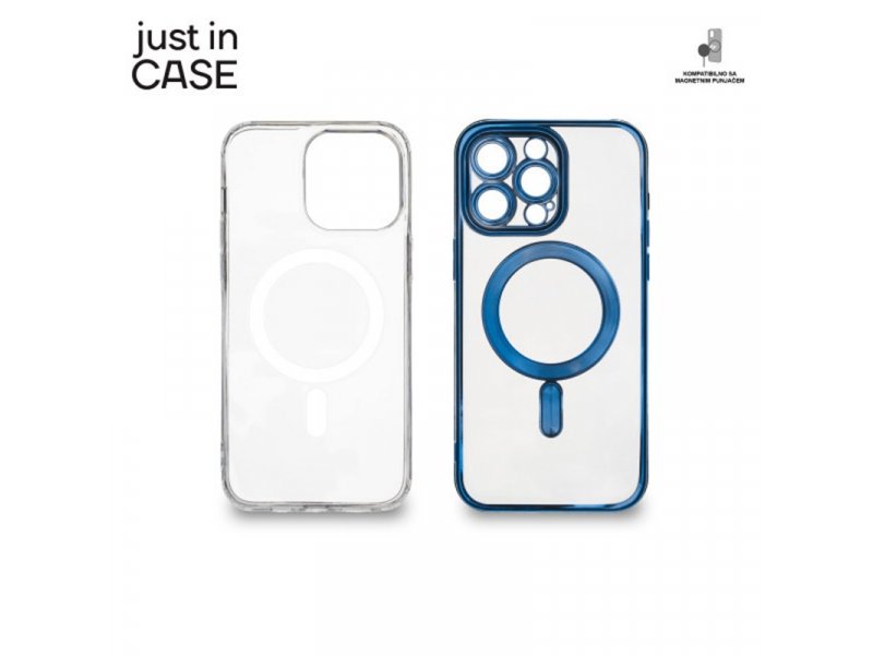 JUST IN CASE 2u1 Extra Case MAG MIX Paket PLAVI Za IPhone 15 Pro Max