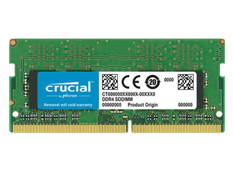CRUCIAL SODIMM 4GB DDR4, 2666 MHz, CL19, CT4G4SFS8266