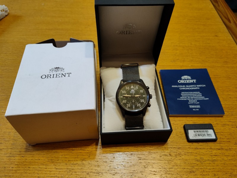 Orient Pilot Military Green RA-KV0501E10B