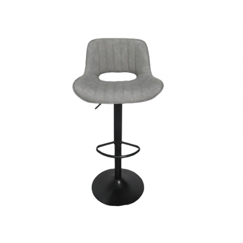 Barska stolica 620172 Svetlo siva /crna metalna baza