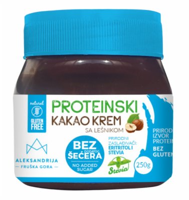 PROTEINSKI KAKAO KREM 250G ALEKSANDRIJA
PROTEINSKI KAKAO KREM 250G ALEKSANDRIJA