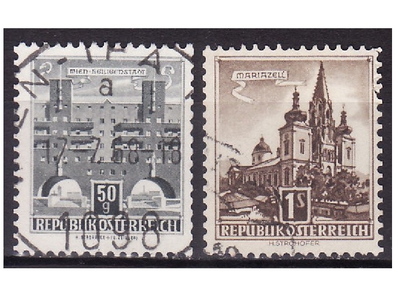 Austrija - redovne 1960 - mali format
