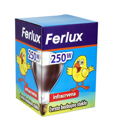 Sijalica infra za piliće 250W Ferlux